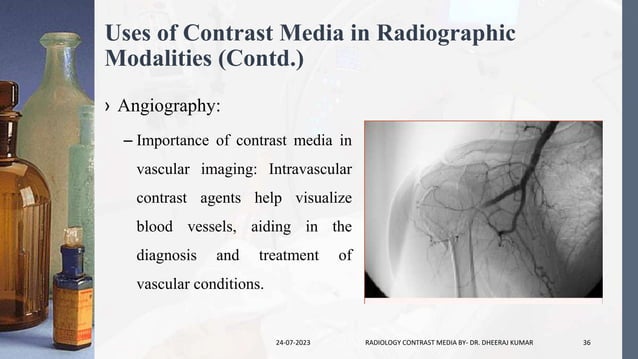 Radiology Contrast Media.pptx | Digestive Disorders | Diseases and ...
