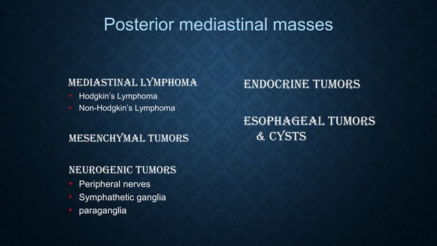 Radiology day 3 mediastinal anatomy | PPT