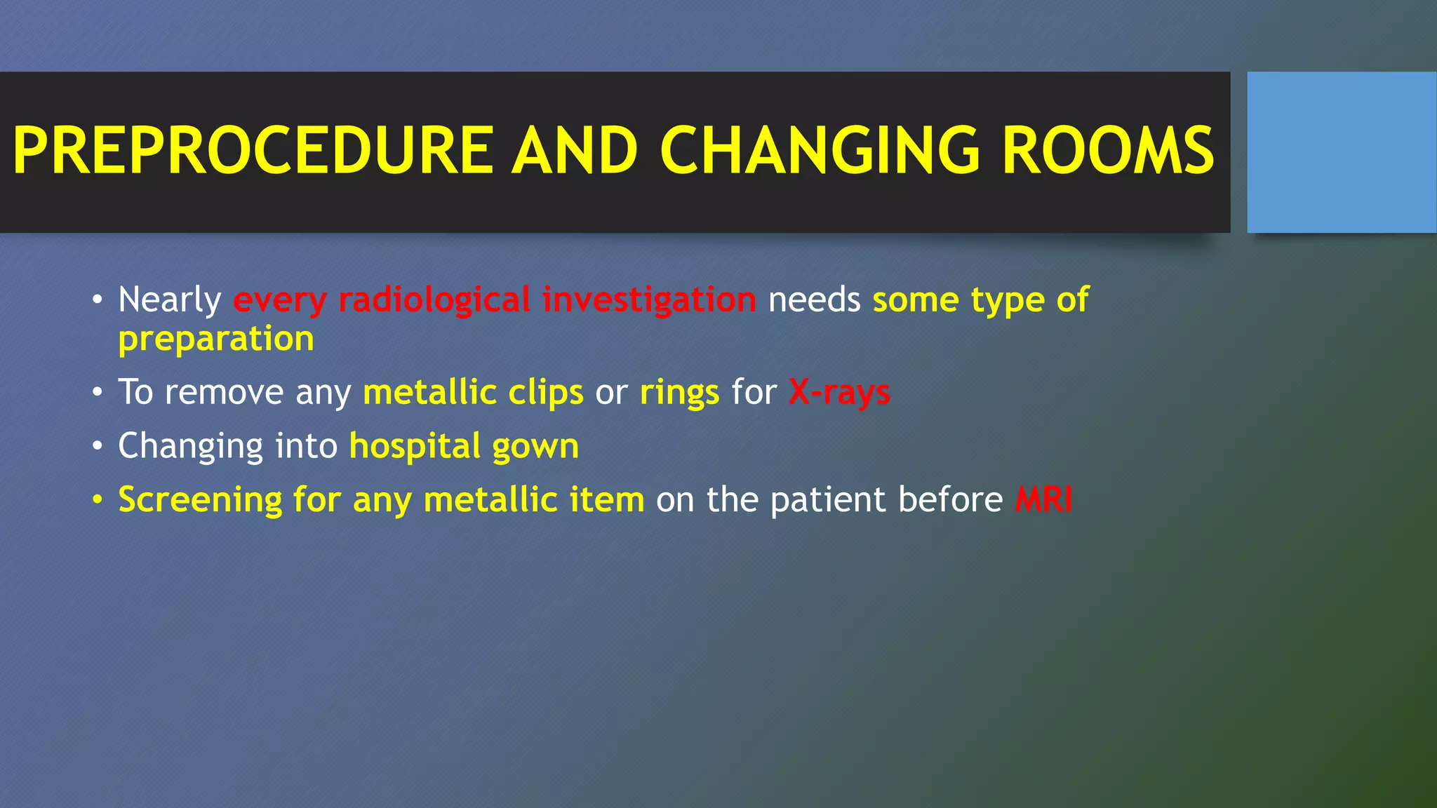 Radiology department planning | PPTX