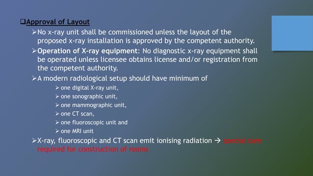 Radiology department planning | PPTX