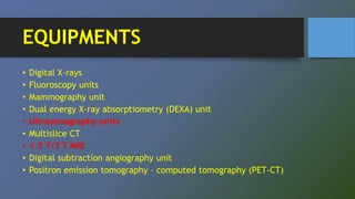 Radiology department planning | PPTX