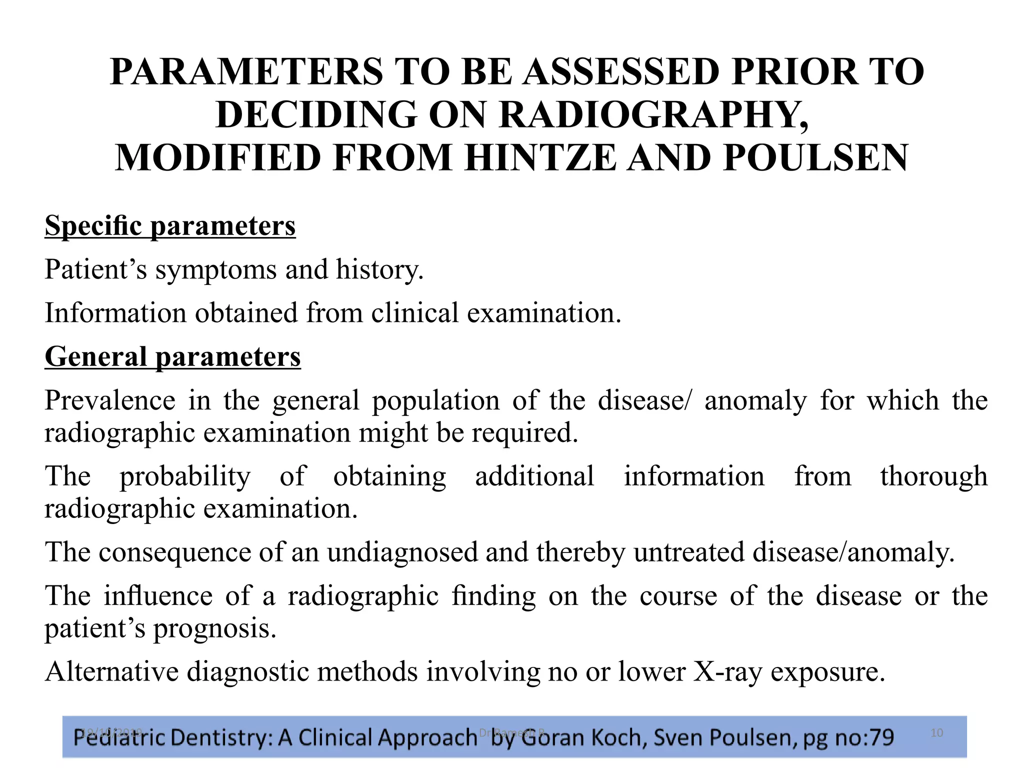 Radiograpgy in Pediatric Dentistry | PPT