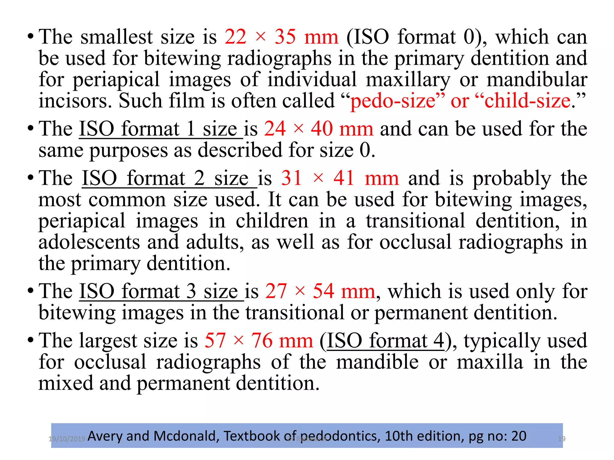 Radiograpgy in Pediatric Dentistry | PPT