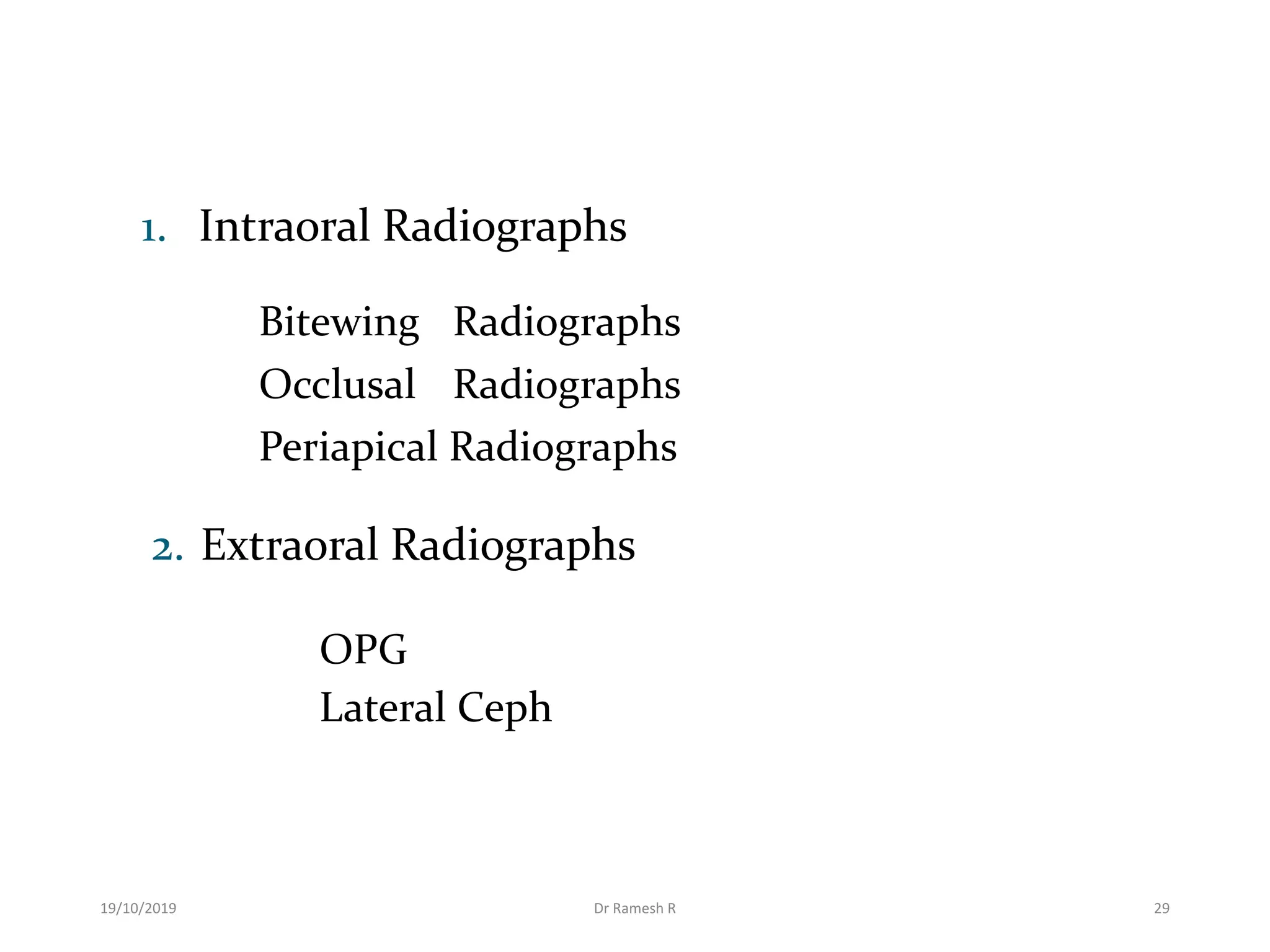 Radiograpgy in Pediatric Dentistry | PPT