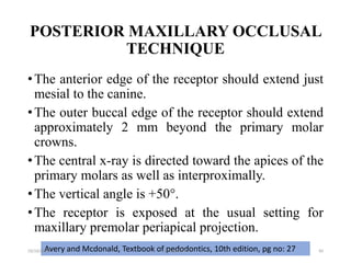 Radiograpgy in Pediatric Dentistry | PPT