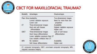 Radiology for Maxillofacial Trauma.pptx
