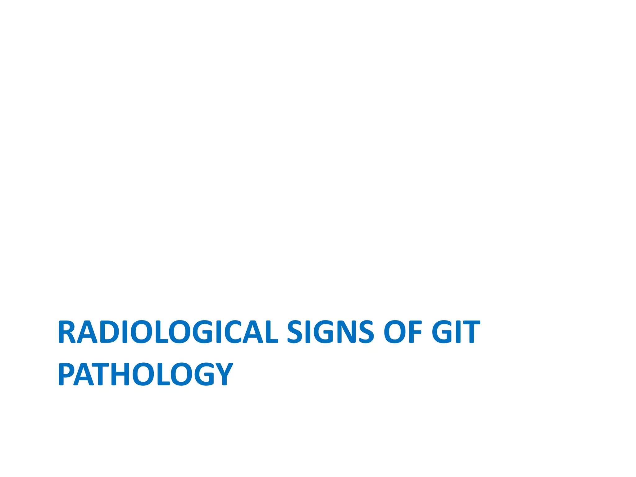 Radiology GIT.ppt