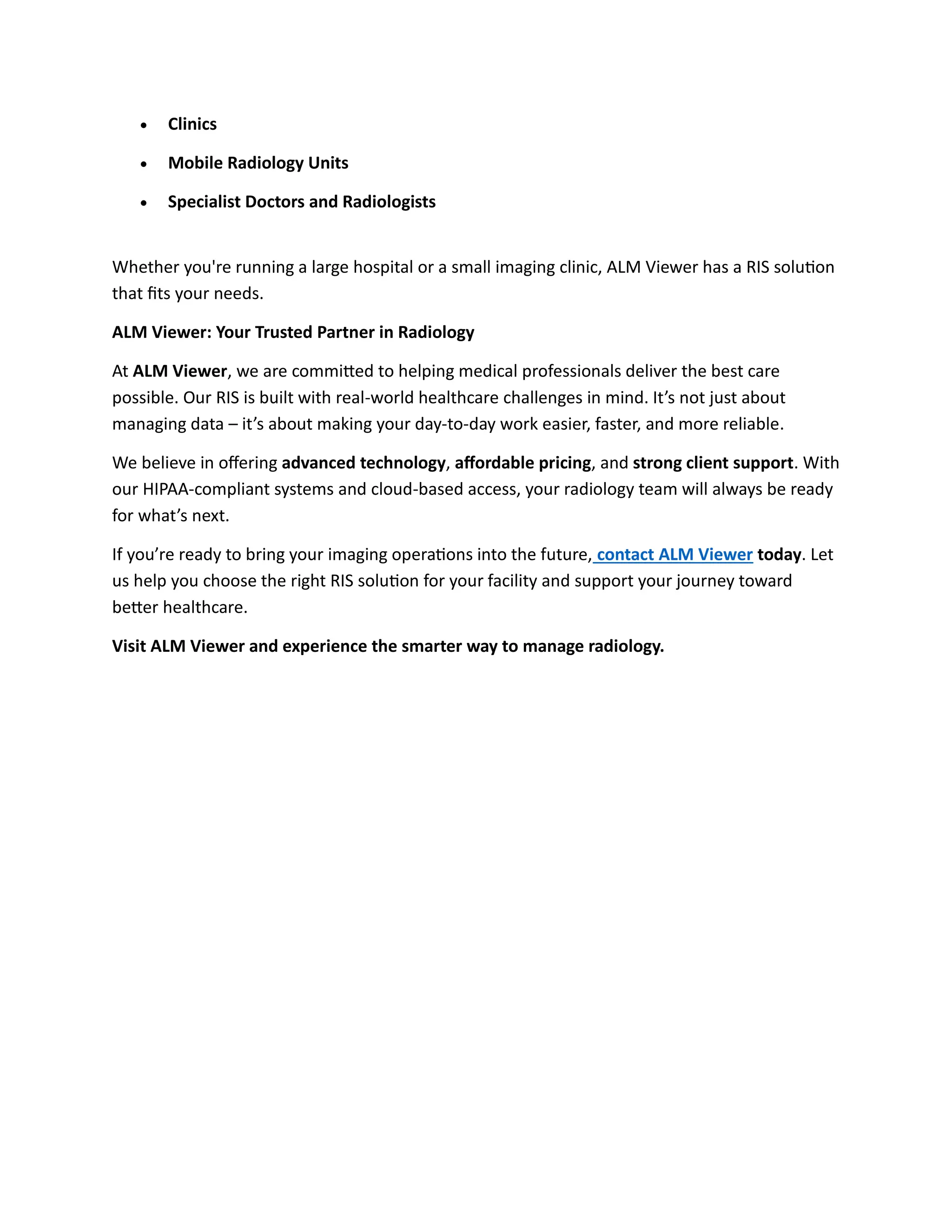 Radiology Information System Ris Pdf