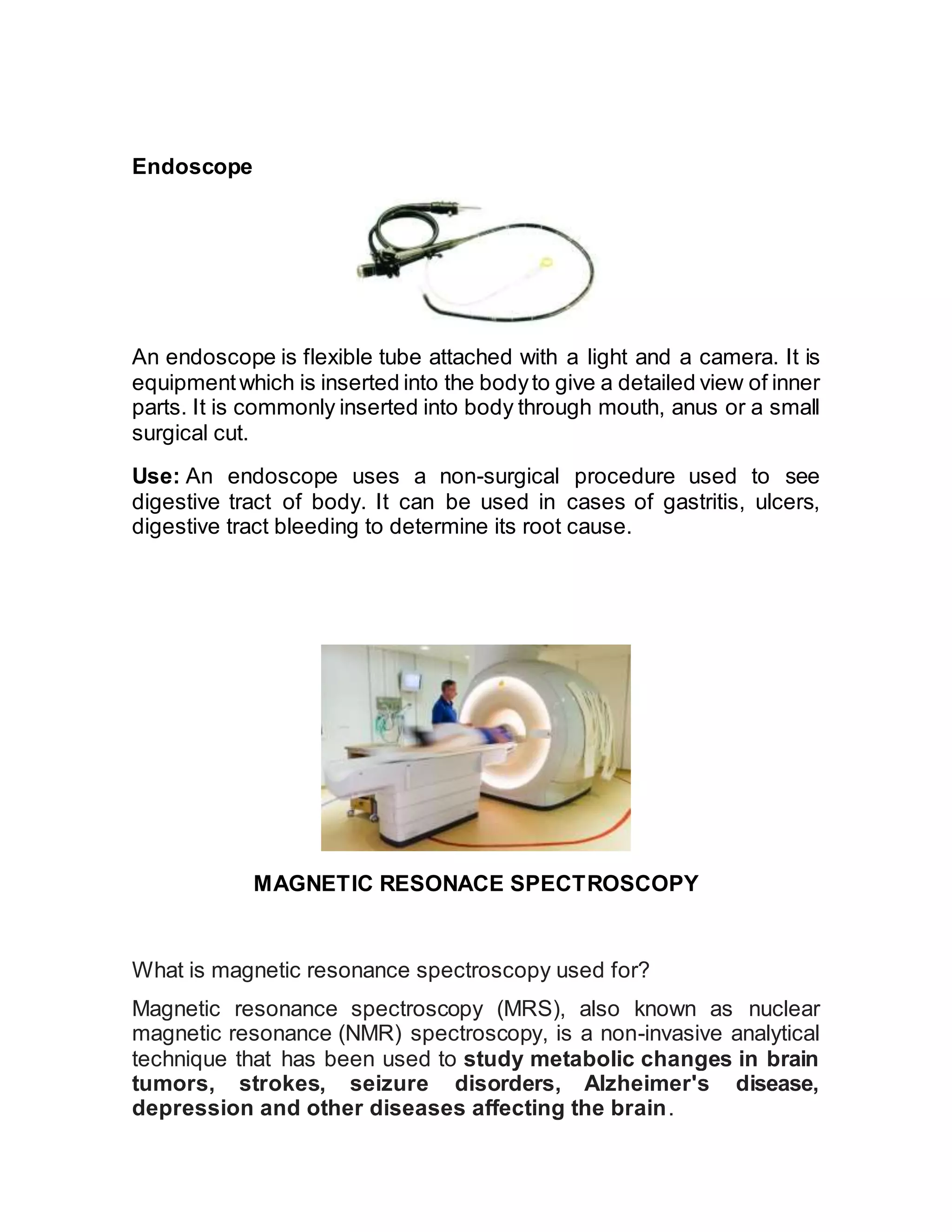 Radiology instruments | DOCX
