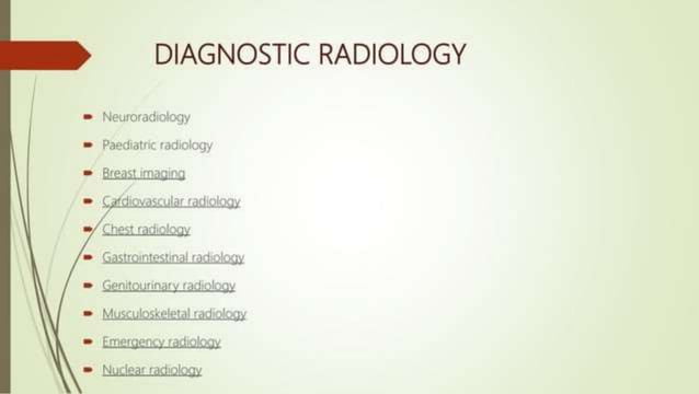 Radiology Intro and scope for radiology students | PPT