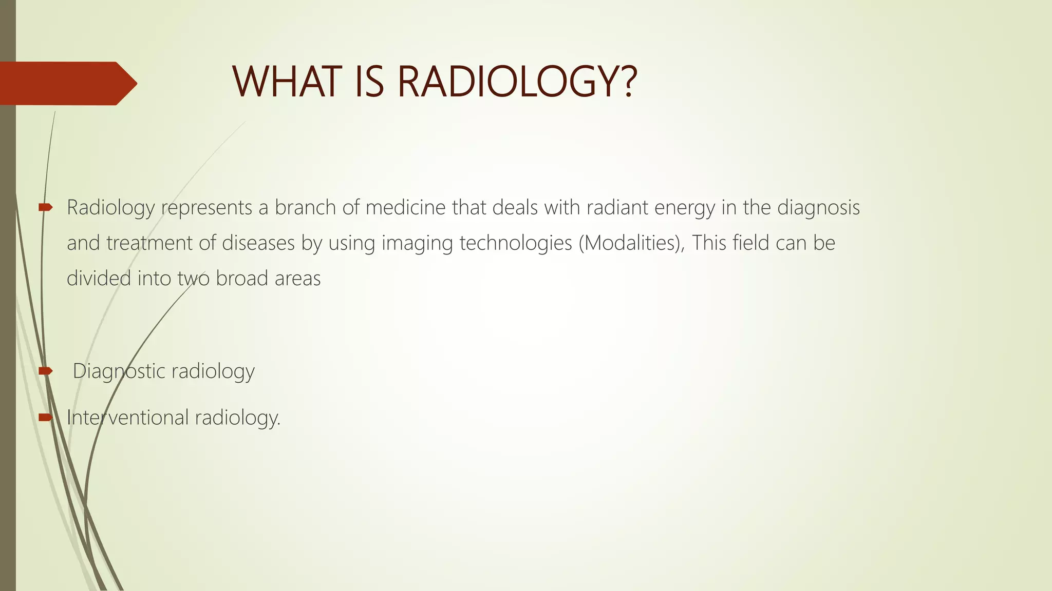 Radiology & Medical Imaging | PPTX