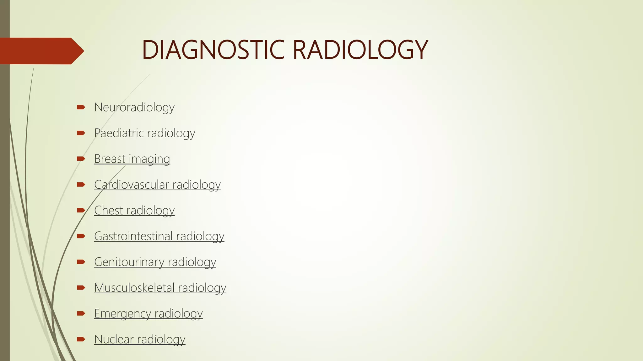 Radiology & Medical Imaging | PPTX