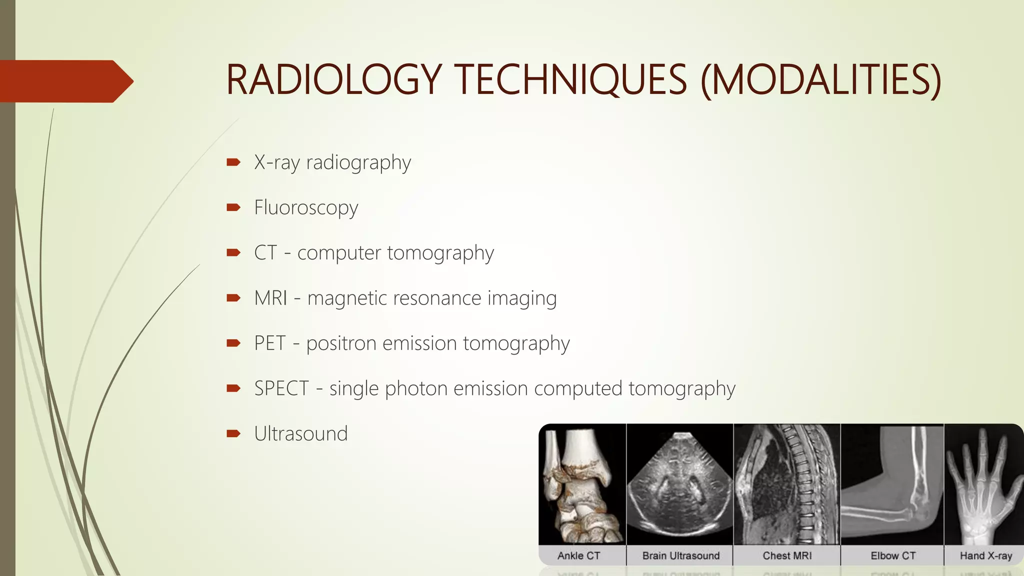 Radiology & Medical Imaging | PPTX