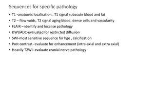 radiology ppt on mri sequences how to read basic mri sequences and ...