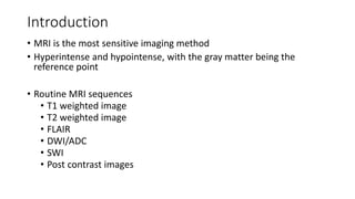 radiology ppt on mri sequences how to read basic mri sequences and ...