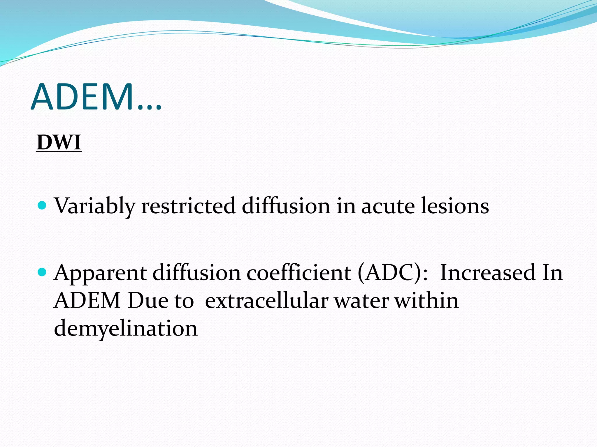 Radiology of demyelinating diseases | PPTX
