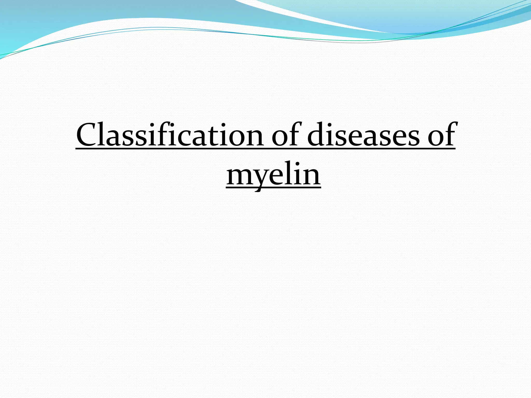 Radiology of demyelinating diseases | PPTX