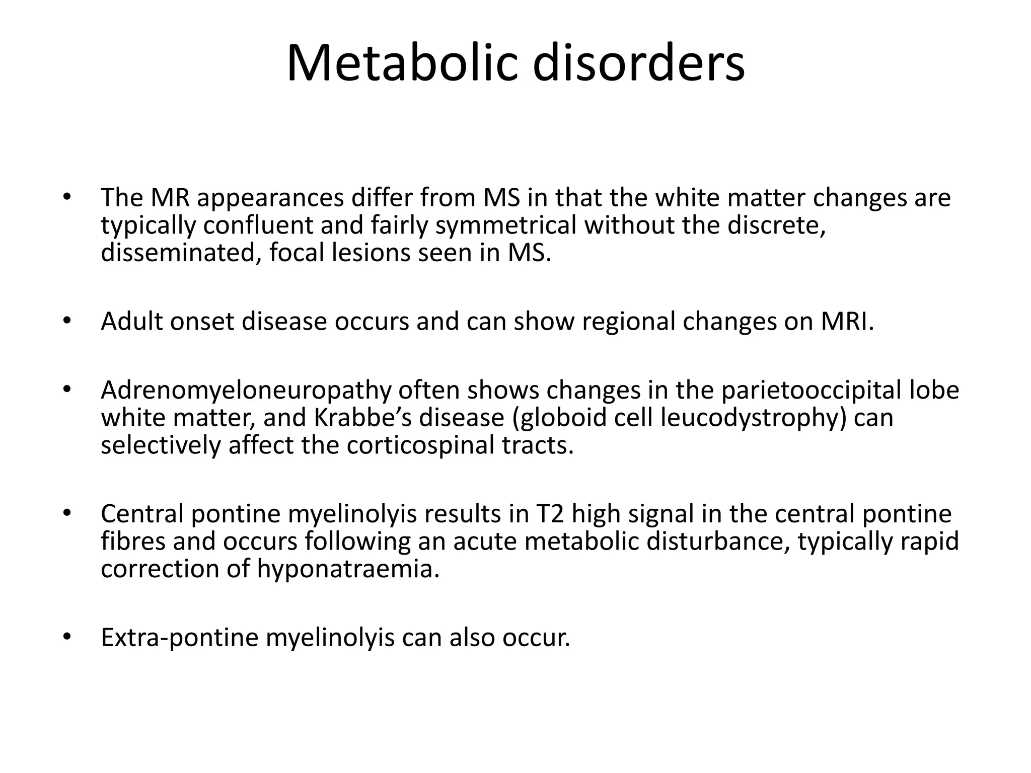 Radiology of MULTIPLE SCLEROSIS | PPTX