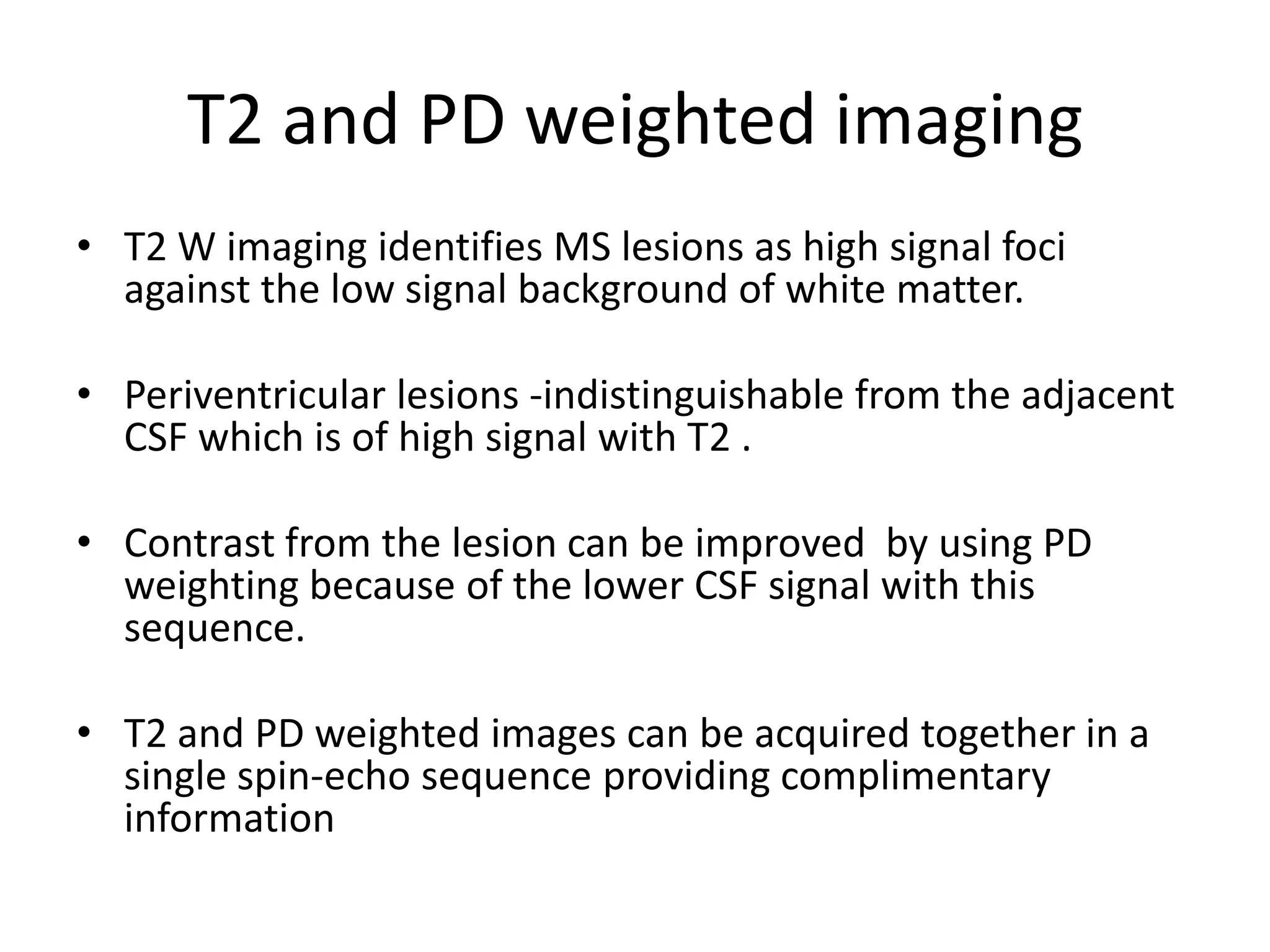 Radiology of MULTIPLE SCLEROSIS | PPTX