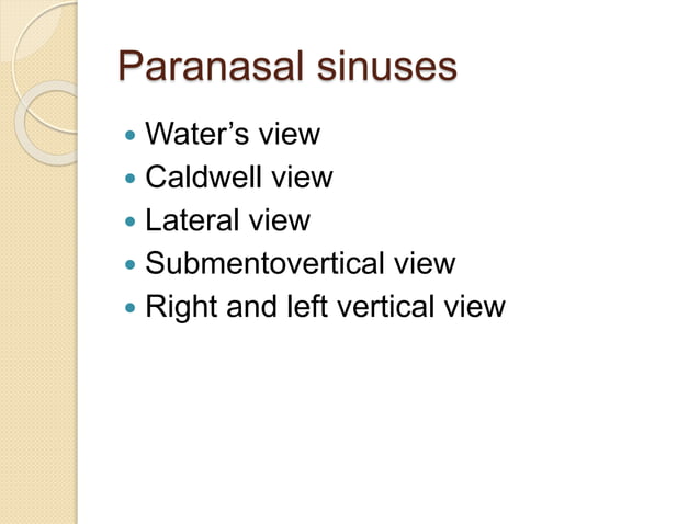 Radiology of nose and paranasal sinuses | PPTX