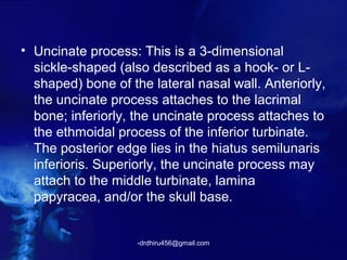 Radiology of nose and pns (by drdhiru456) | PPT