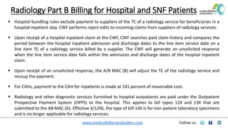 Radiology Part B Billing for Hospital and SNF Patients | PPT