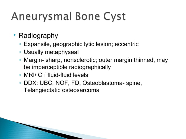 Radiology pediatric bone tumors | PPT
