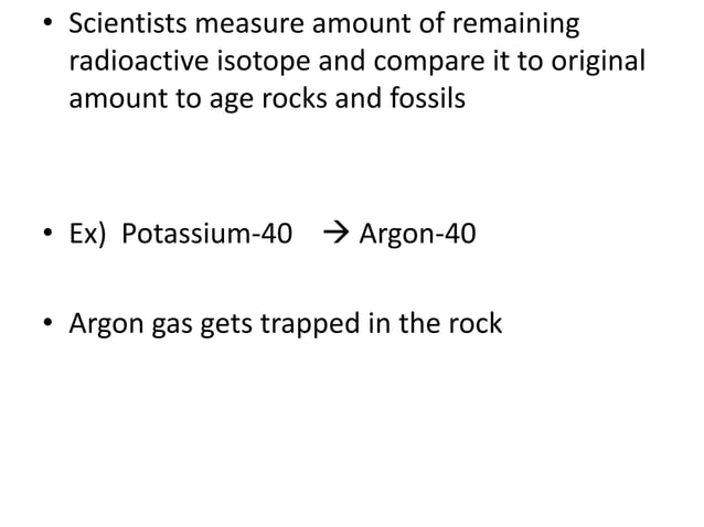 Radiometric Dating Ppt