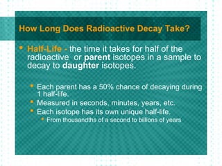 radiometric dating-absolute datingss.ppt