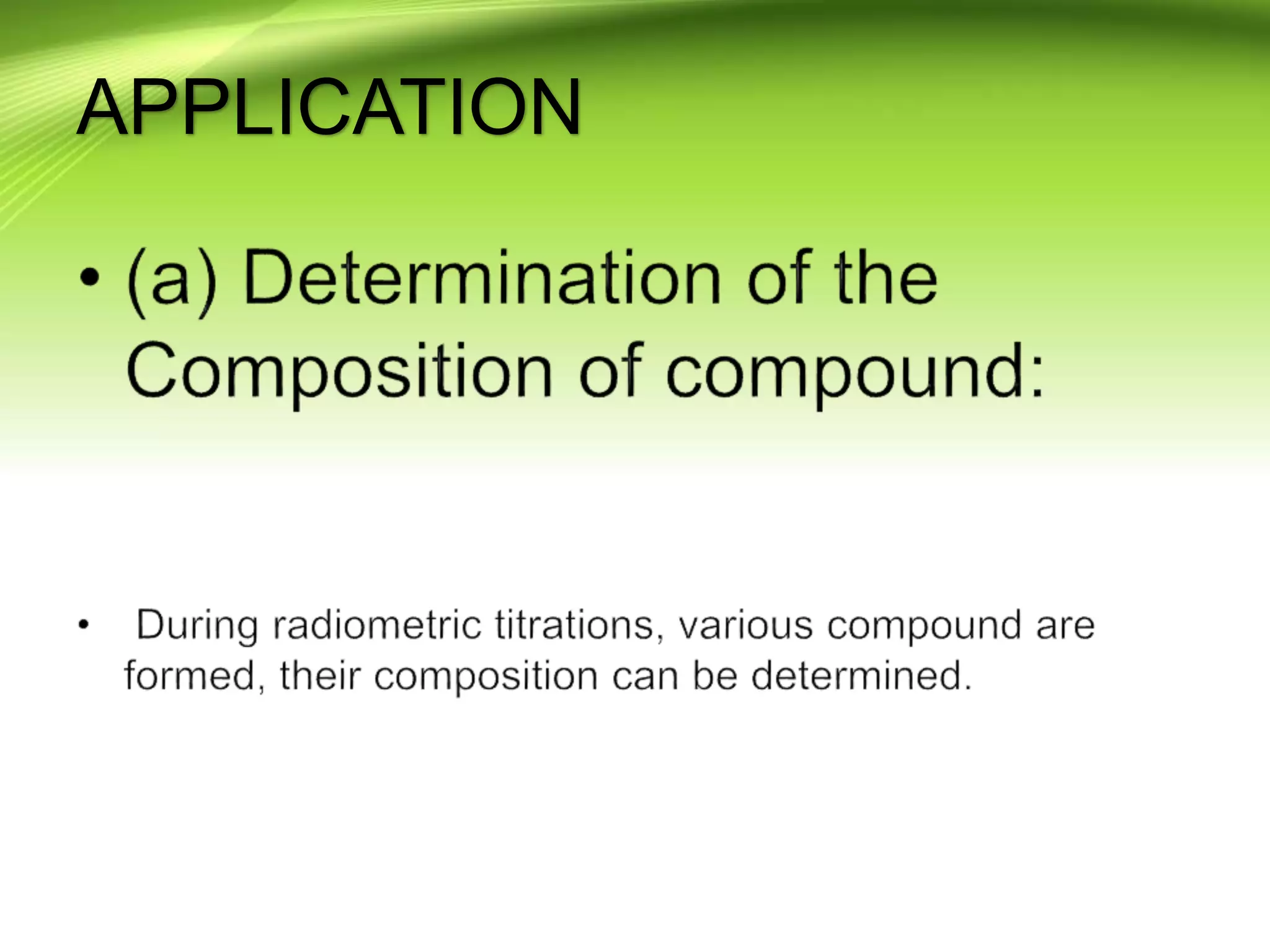 Radiometric titrations | PPTX