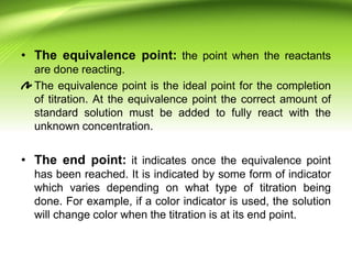 Radiometric titrations | PPTX