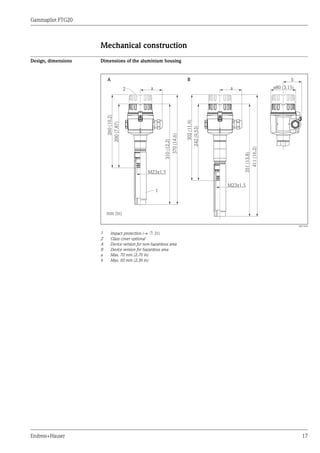 Radiometric measuring technology-Gammapilot FTG20 | PDF