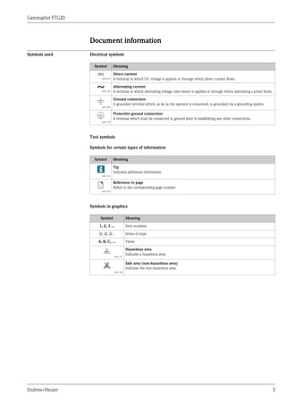 Radiometric measuring technology-Gammapilot FTG20 | PDF