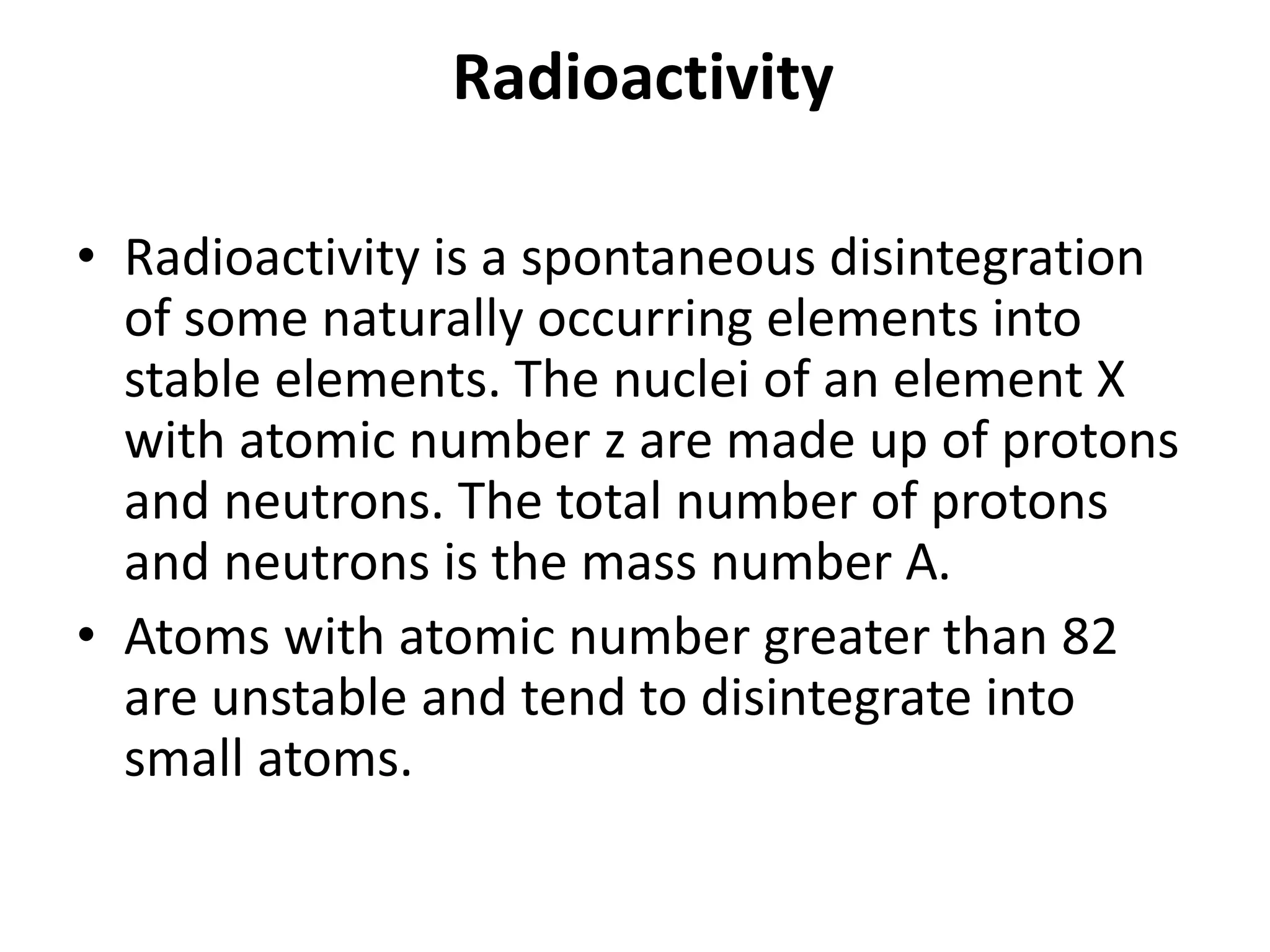 Radiometric Methods, isotops, Alpha and Beta Particles | PPTX