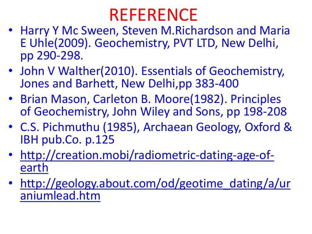 Radiometric Methods For Age Determination radiometric-methods-for-age-determination