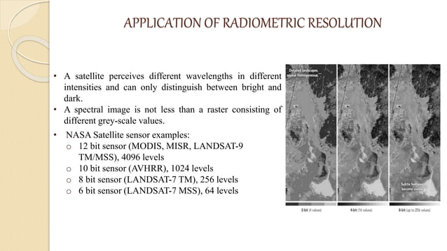 RADIOMETRIC RESOLUTION.pptx | Geography | Science