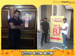 Radio mirchi 98.3FM - Radio Jockey Hunt | PPTX