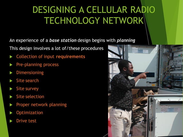 HOW TO DESIGN A CELLULAR RADIO TECHNOLOGY NETWORK | PPT