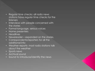 Radio news | PPTX