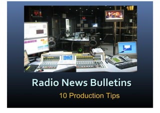 Radio News Production | PPT