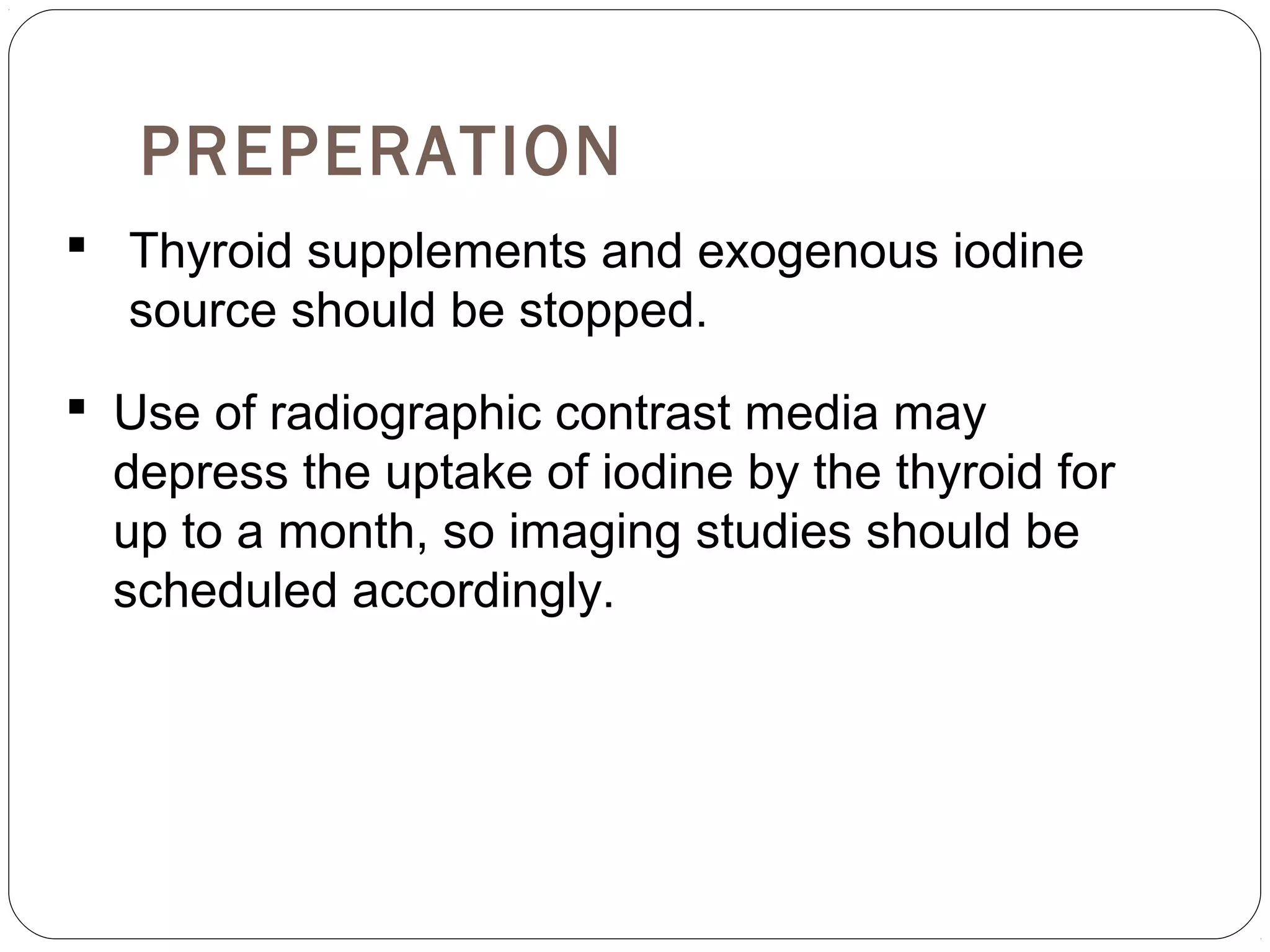 Radionuclide imaging thyroid & parathyroid | PPT