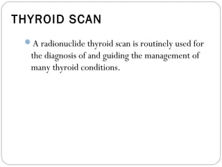 Radionuclide imaging thyroid & parathyroid | PPT