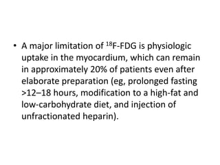 Radionuclide Imaging of Cardiac Amyloidosis and SarcoidosisFELLOWS ...