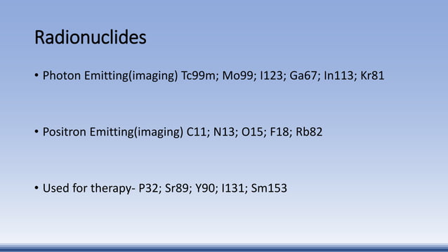 Radionuclides in urology | PPTX | Medical Tests | Medical Health