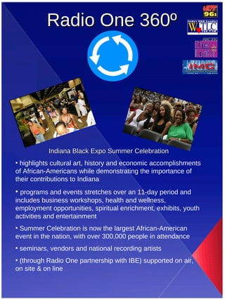 Radio One - Indianapolis Capabilities | PDF