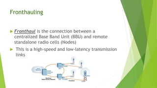 RADIO ON RADIO OVER FIBER EFFICIENT FRONTHAULING FOR SMALL CELLS AND ...