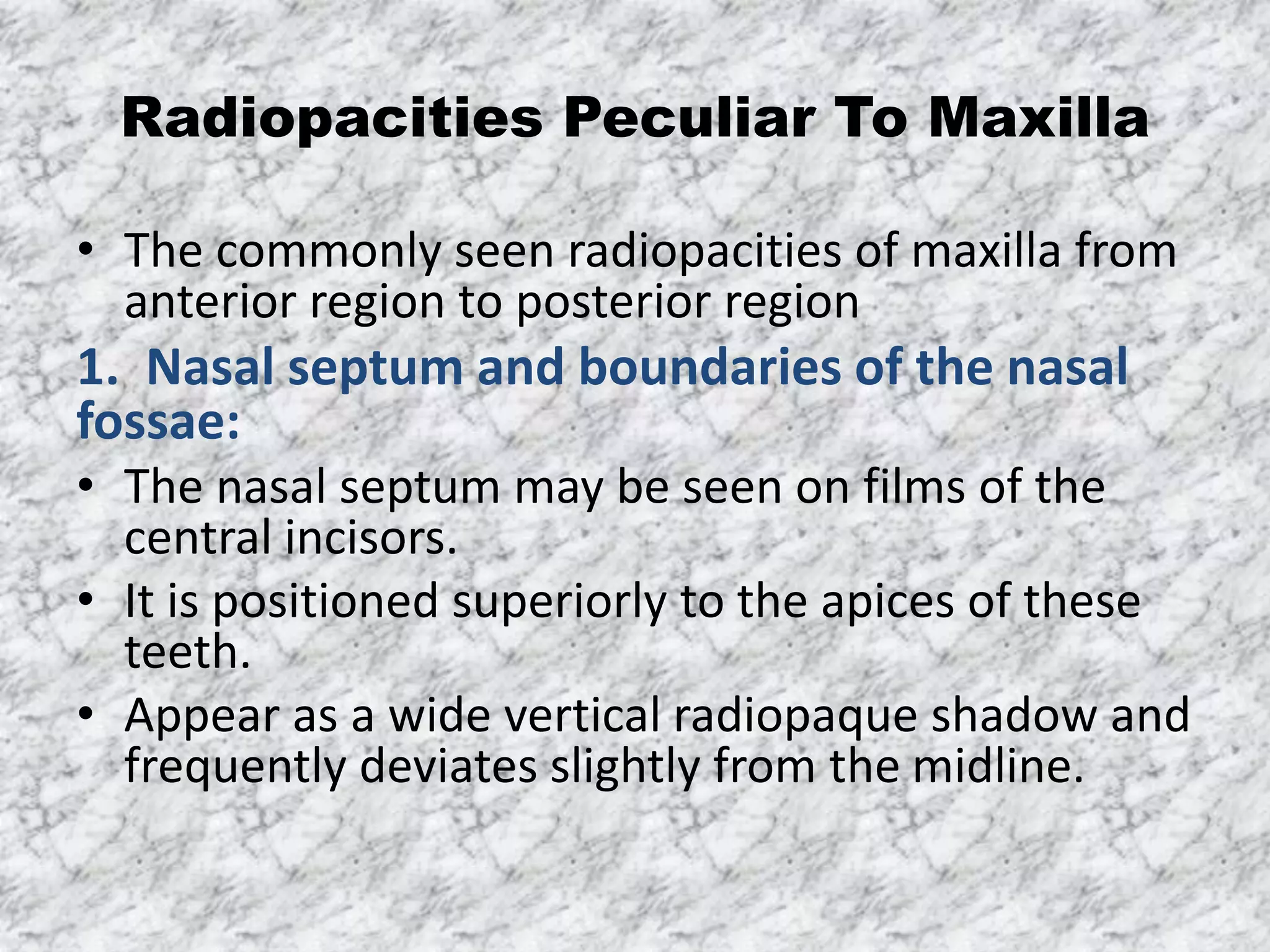 Radiopaque Lesions | PPTX