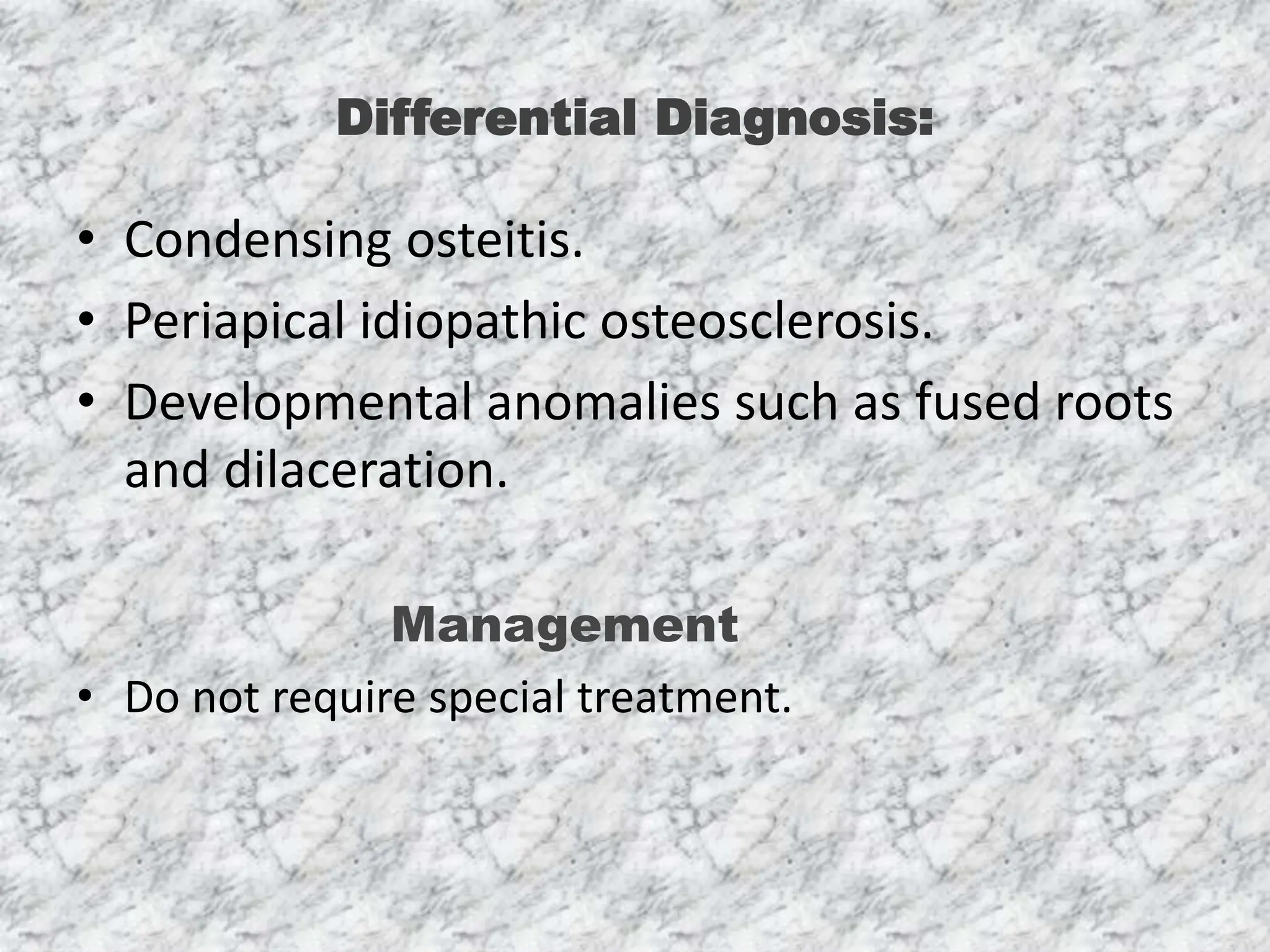 radiopacity lesions : radiology lecture. | PPTX