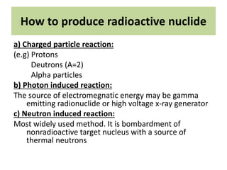 Radiopharmaceutical | PPTX | Chemistry | Science