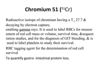 Radiopharmaceuticals | PPT